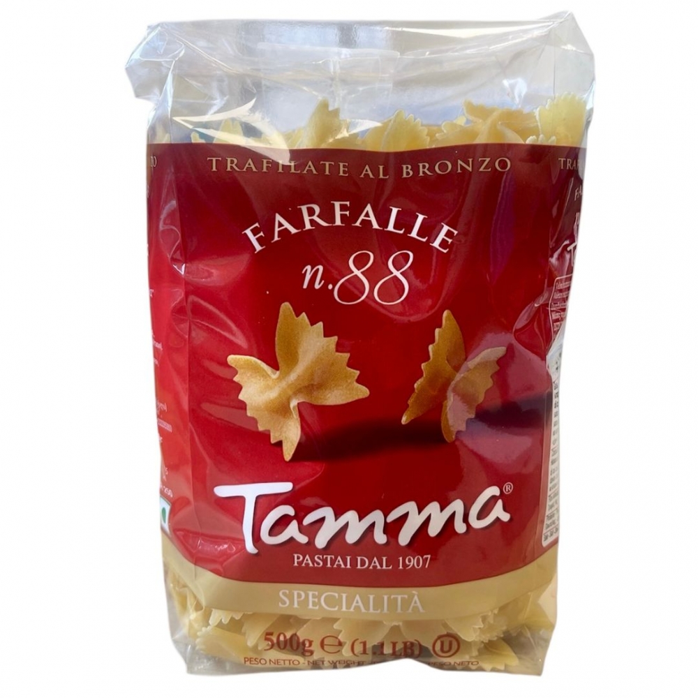 Makaroni Pasta Tamma Farfalle Nr.88 500g, Preces no Itālijas, Preces no Eiropas - e-vengo